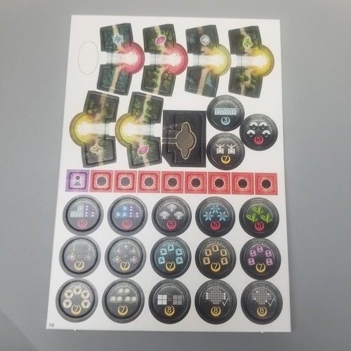 Sheet #10 of Game Pieces For Bonfire Board Game Hall Games 2020 ...