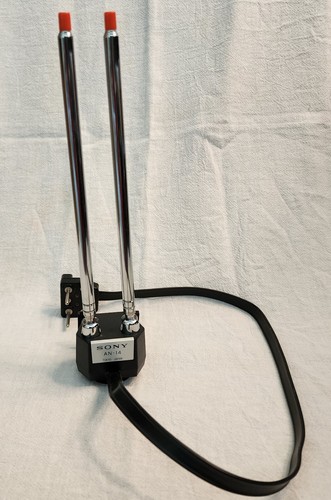 Vintage Sony TV Rabbit Ears Antenna AN-14 - EAC-12 -Extends to 42 1/2 ...