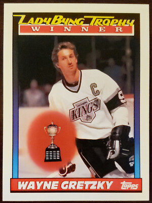 1991-92 Topps Wayne Gretzky Lady Byng Trophy Hockey Card #520 | eBay