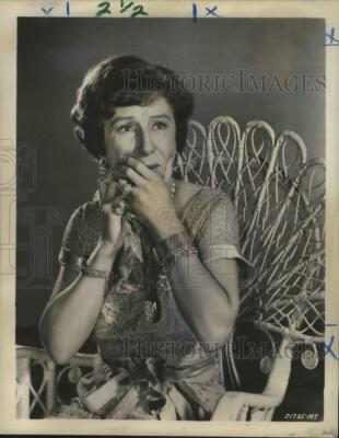 1958 Press Photo Judith Anderson stars in Cat on a Hot Tin Roof ...