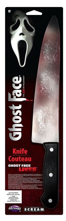 Scream Knife Fun World Official Ghost Face Machette Bleeding Knife ...