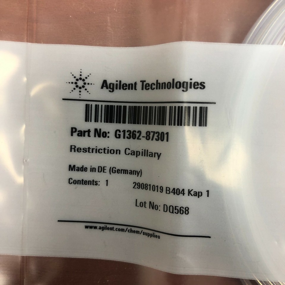 Agilent HPLC Restriction Capillary Part No. G1362-87301 | eBay