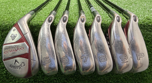 Callaway Diablo Edge Iron Set 4Hy, 5-PW Regular Graphite / LEFT HANDED ...