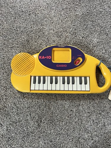 Vintage Casio KA-10 24 Key Keyboard RARE - Works Tested. 5 sound cards ...