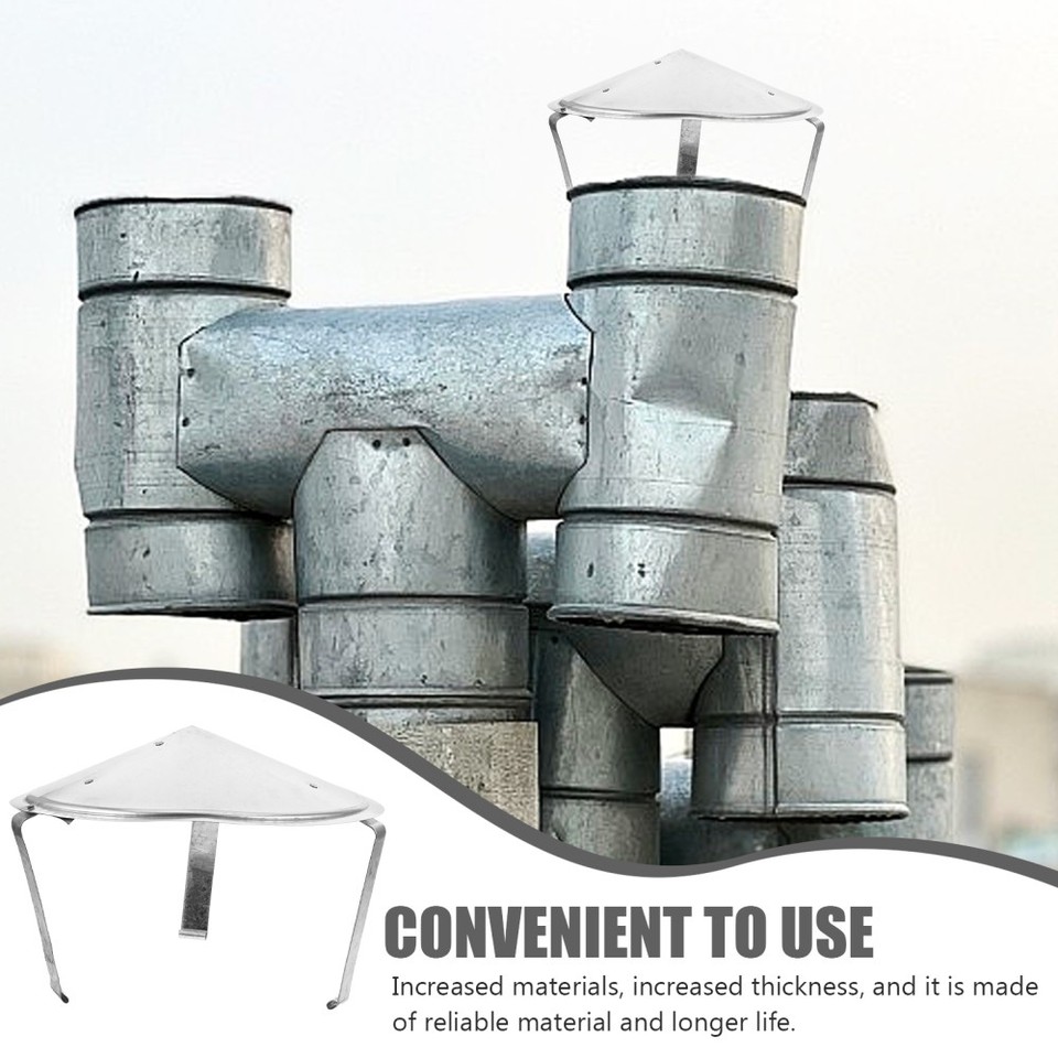 Chimney Vent Cover Rain Hat Waterproof Chiminea Fireplace Caps House ...