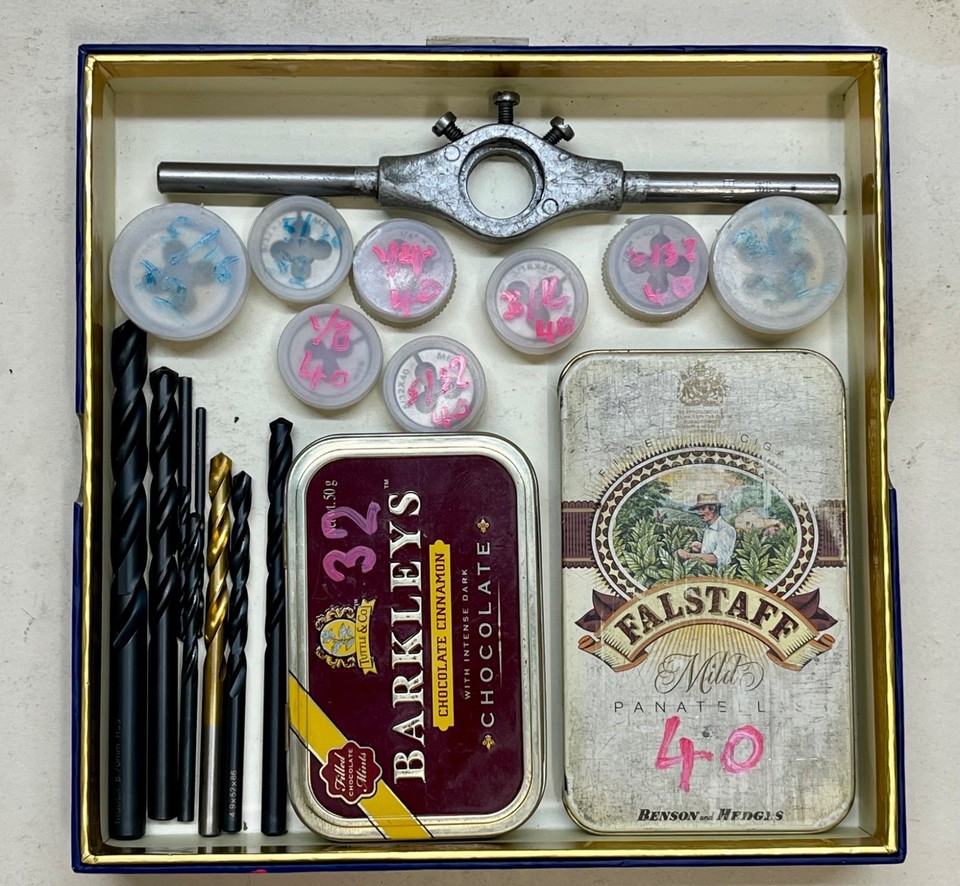 Model Engineer ME taps / dies / drills 32 & 40 tpi set -live steam ...