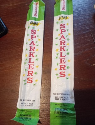 Vintage Giant Sparklers by Standard Fireworks | eBay UK