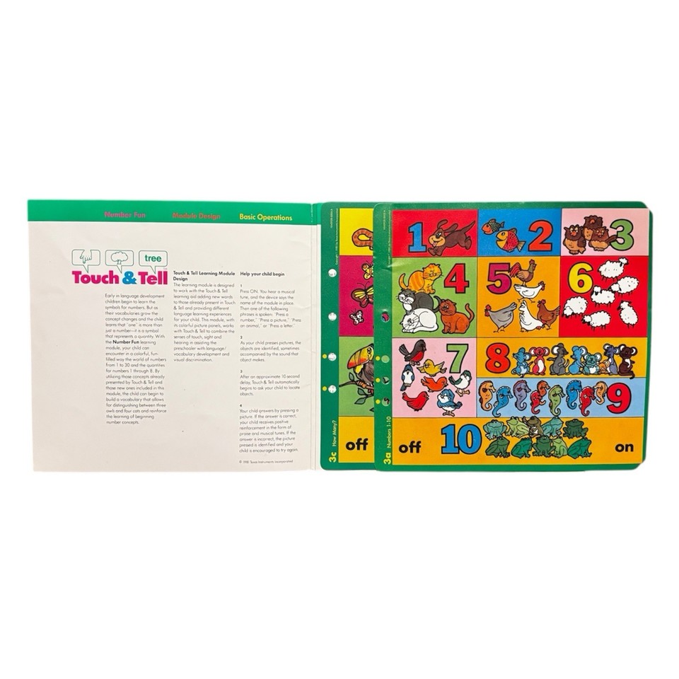 Texas Instruments Multicolor Touch & Tell Educational Learning Systems ...