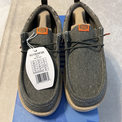 Hey Dude Wally Funk Hunt Camo Shoes Men’s Size 9 NIB | eBay