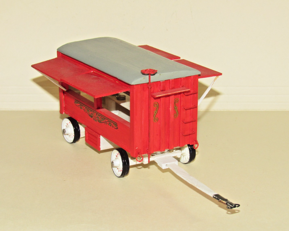 O gauge CIRCUS or CARNIVAL CONCESSION WAGON for Model Train Layouts ...