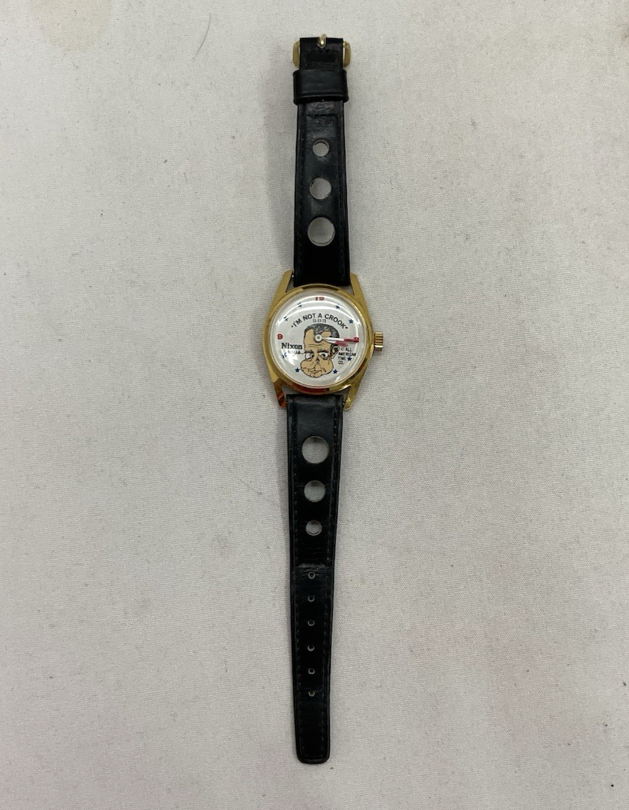 Vintage Richard Nixon “I'm Not A Crook” Watch 1973 | Does Not Work ...