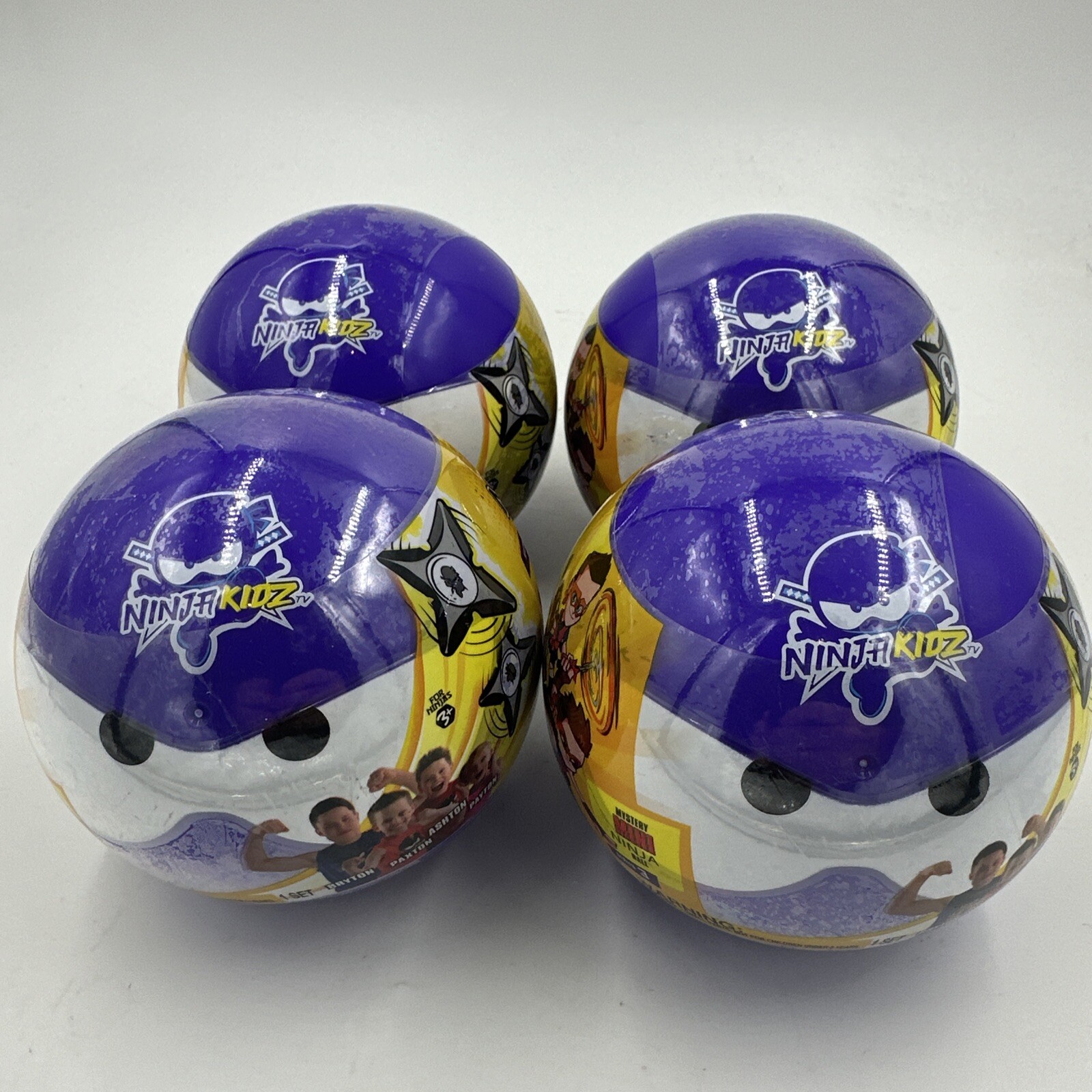 Ninja Kidz TV Mini Mystery Ninja Ball Series 3 Qty Of 4 New | eBay