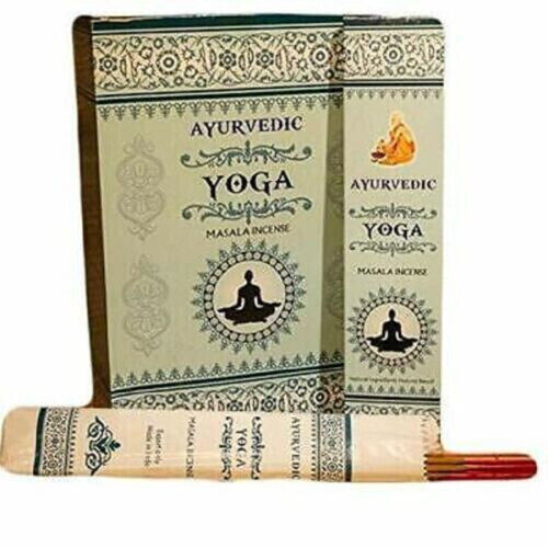 AYURVEDIC Yoga Pure Premium Masala NaturaI ncense Stick Export Quality ...