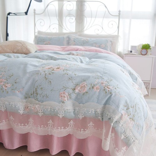 Princess Bedding Set Printing Duvet Cover Bed Sheet Pillowcases ...