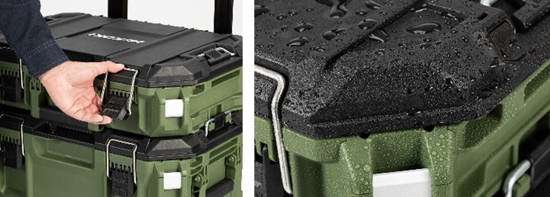 HIKOKI MULTI CRUISER Set Green ( Tool Box (M),Tool Box (L),Carry Box 3 ...