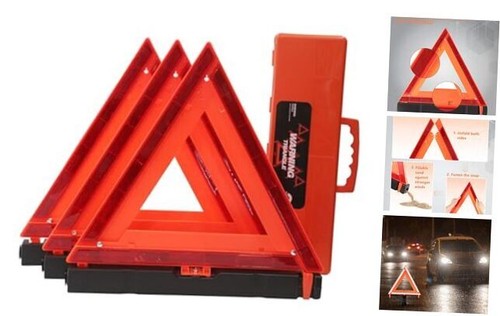 Safety Triangles DOT Approved, Standard Warning Triangles Enmergency WT ...