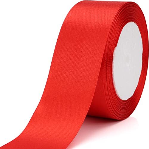 25 Yards 1-1/2 inches Wide Satin Ribbon Suitable for Wedding Party and ...