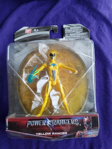 Bandai Power Rangers Movie YELLOW RANGER Action Hero 5" Figure 2016 ...