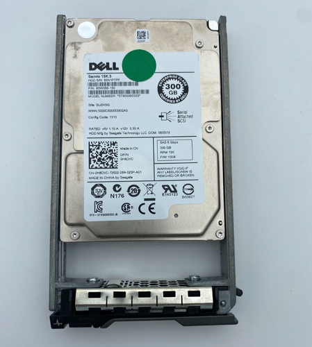 H8DVC Disque Dur DELL 300GB 15K 2.5" 6G SAS HS HDD W/TRAY | eBay