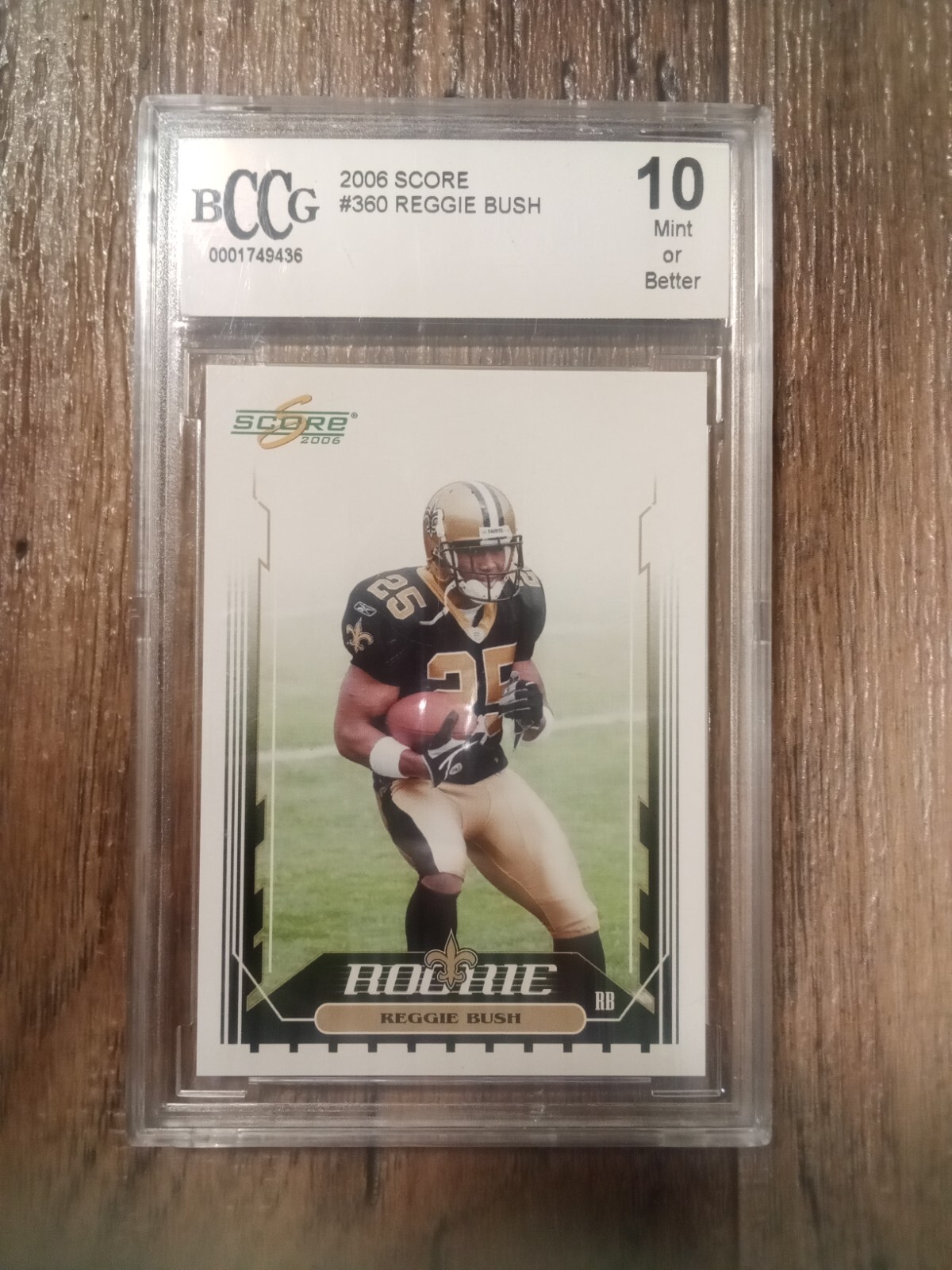 2006 Score Reggie Bush Rookie Card #360 Graded BCCG 10 Mint! RC Saints ...