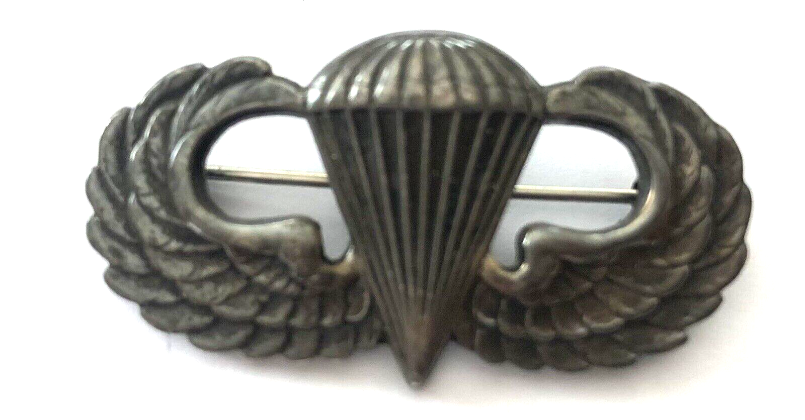 WWII Sterling PARATROOPER JUMP WINGS Pin | eBay