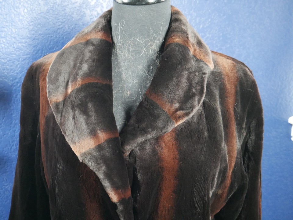 Designer Louis Feraud Sheared Female Mink Fur Cropped Bolero Coat ...