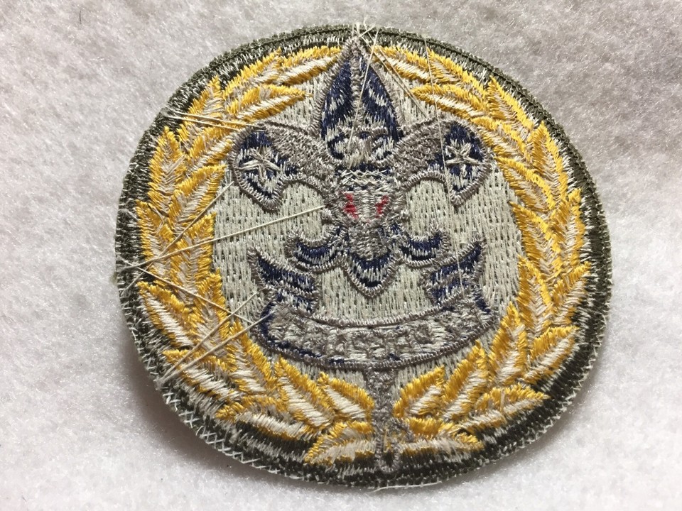 (b54) Boy Scouts - unfinished edge Neighborhood Commissioner position ...