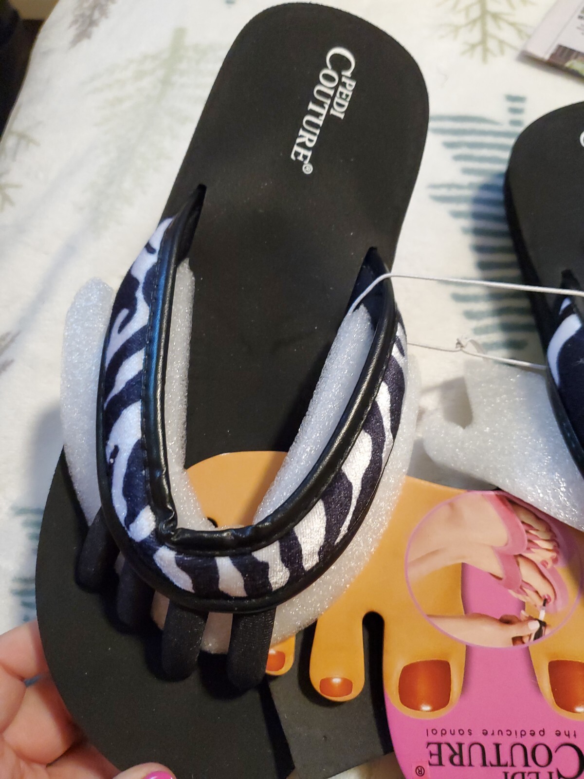 Pedi Couture Toe Separator Sandals for Women Size XL 10-11 The Pedicure ...