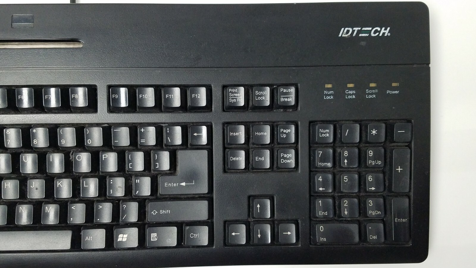 ID Tech With MagStripe Reader IDKA-234112B Keyboard USB | eBay