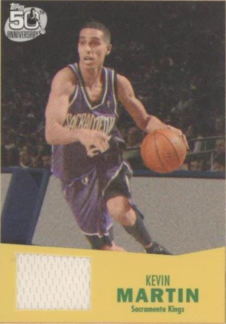 2007-08 Topps - Kevin Martin #104 1957-58 Variations Relic (MEM) for ...