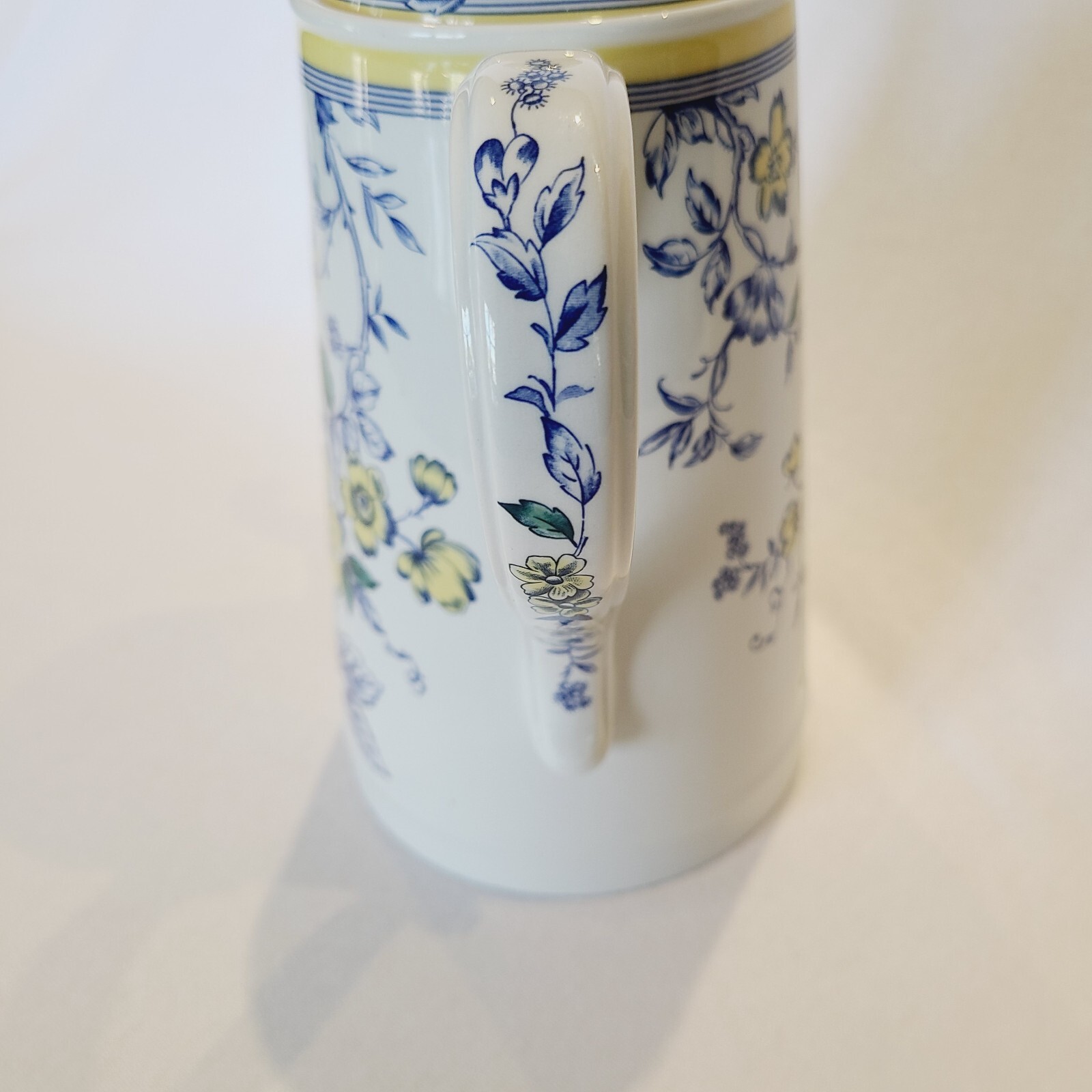 Spode Coffee Pot, Burlington Pattern, English Bone China, Flowers, AS ...