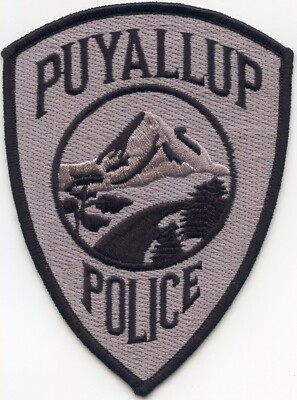 PUYALLUP WASHINGTON subdued gray POLICE PATCH | eBay