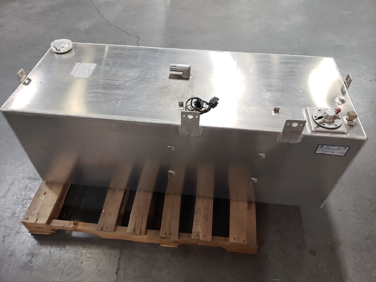 FLORIDA MARINE TANKS FMT-119-DS-SR ALUMINUM 119 GALLON BOAT FUEL TANK ...