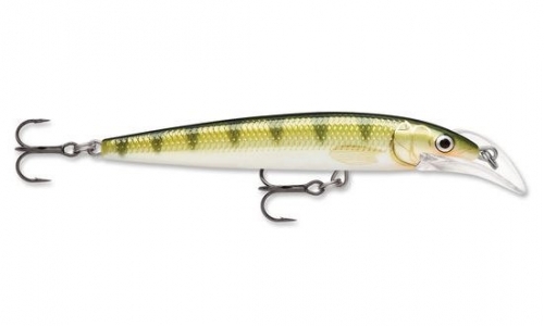Rapala Scatter Rap Deep Husky Jerk SCRDHJ10-YP Yellow Perch 4" 3/8 oz ...