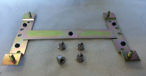 For Volvo S40 S70 S80 C70 Rear License Plate Bracket W/Nuts # 9154456 ...