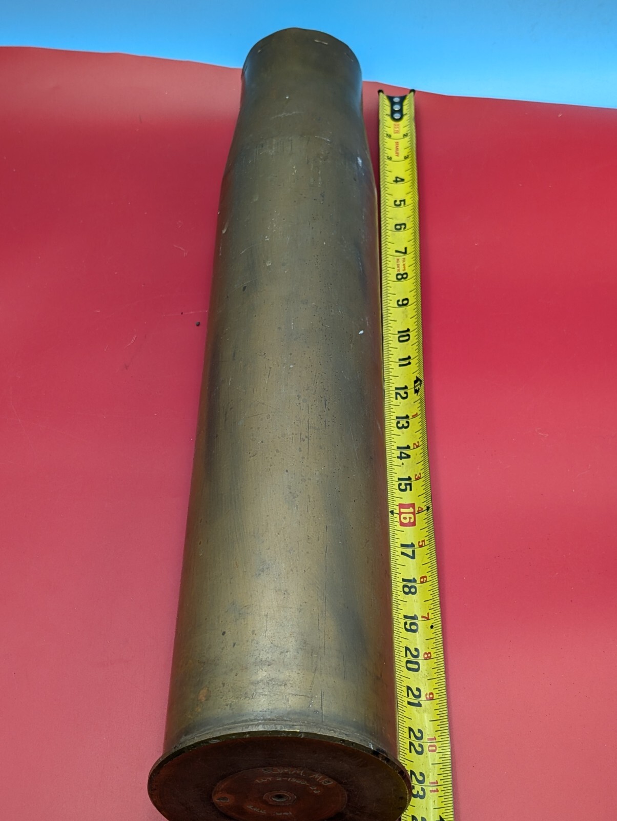 Vintage 1942, M19 90 MM ? Empty Artillery Tank Mortar 24" Shell Case | eBay
