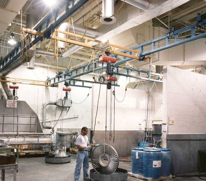 GORBEL CEILING MOUNTED HANGER KIT - 250 LB CAPACITY, HANGER.KIT-A-250-P ...