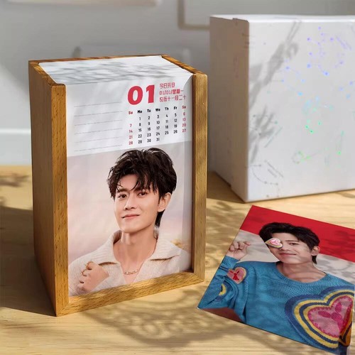 Allen Desk Calendar 2024 Collection Album wood photo frame 366 P | eBay ...