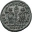 DELMATIUS Dalmatius 335AD Roman Caesar Ancient Coin Soldiers Legions ...