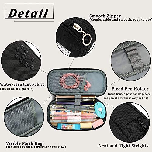 Pencil Case, Multi- Slot Pencil Pouch, Portable Pencil Bag, Pen Case ...