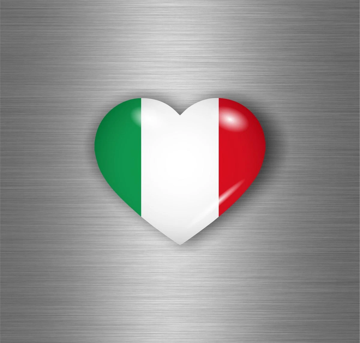 Italian Flag Heart Tattoo