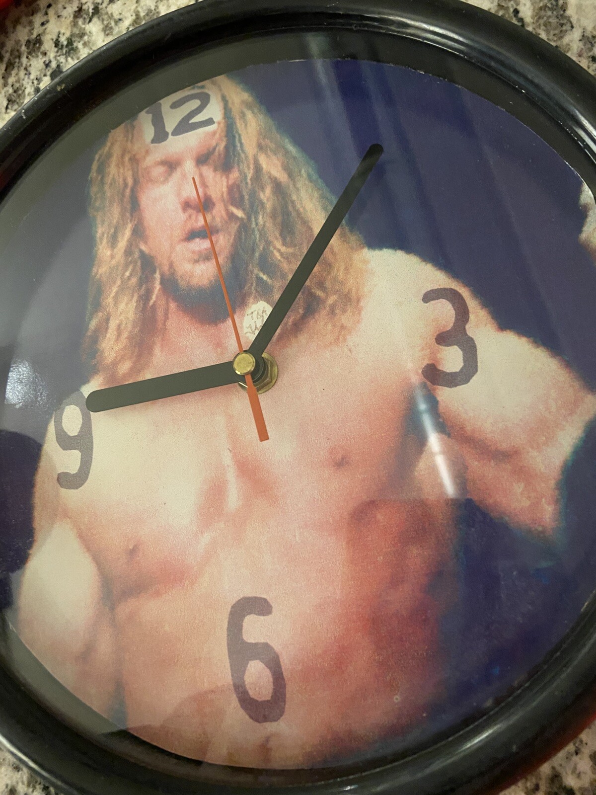 RARE WWF SIGNED VTG Quartz Wall Clock 1990’s Triple H HHH D Generation ...