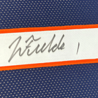 FRAMED Autographed/Signed JUSTIN FIELDS 33x42 Chicago Blue Jersey JSA ...