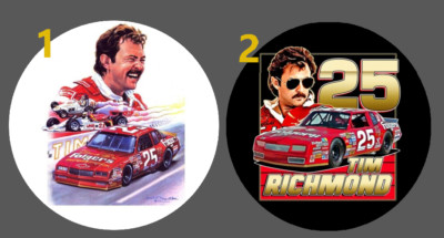 Tim Richmond 2 PC Retro Waterproof Decal Sticker | eBay