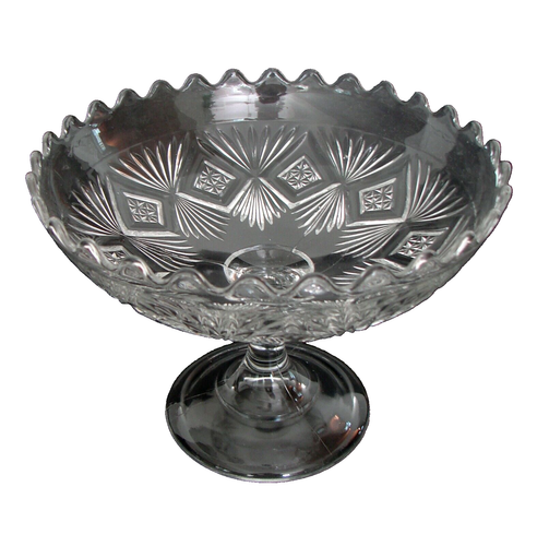 EAPG Early American Pattern Glass Bryce Higbee Melrose Sheaf & Diamond ...