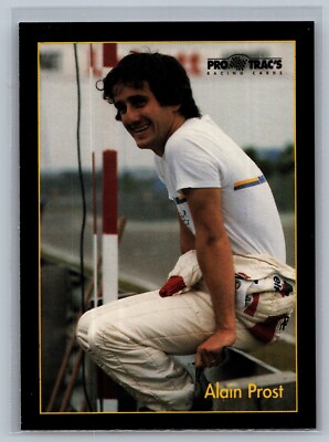 1991 Pro Trac's Formula One Series Alain Prost #108 Trading Card | eBay
