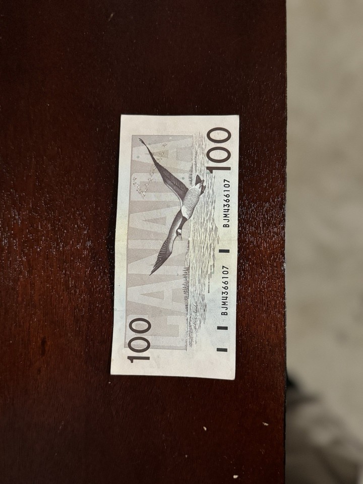 $100 Canadian rare paper currency. | eBay