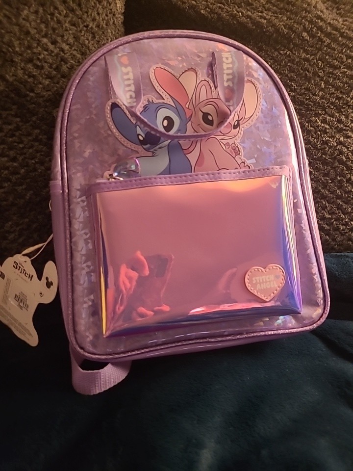 Disney Lilo & Stitch Iridescent Mini Backpack *Primark*-NEW | eBay