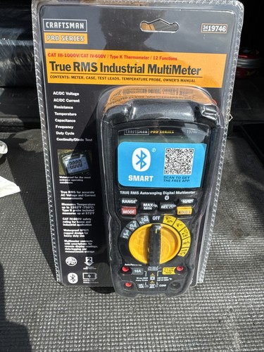 Sears Craftsman Nos Pro Series True Rms Industrial Multimeter 19746 ...