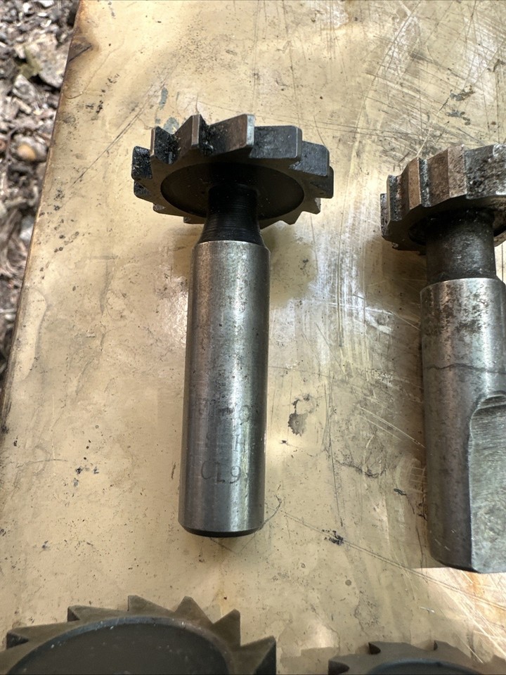 12pc Slot Keyway End Mill / Woodruff Keyseat Cutter Machinist Tool ...